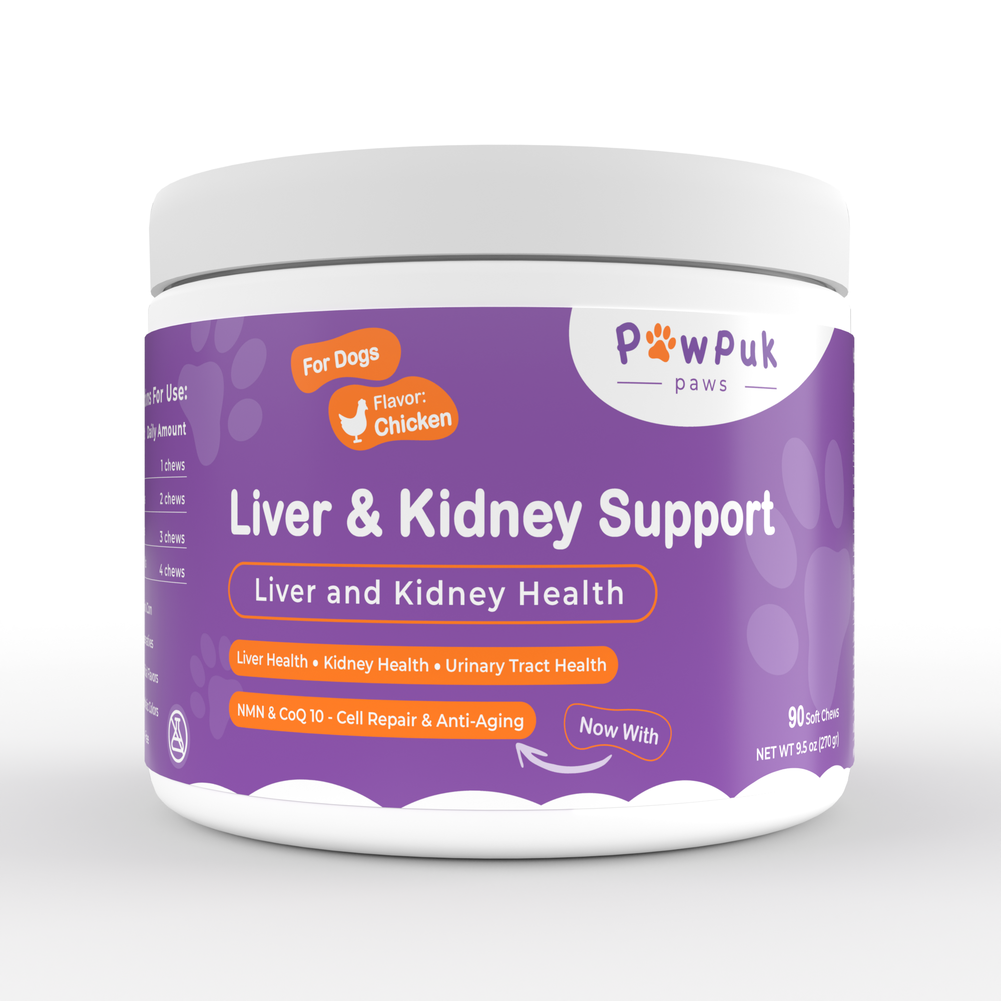 Liver and Kidney Supplement for Dogs – PawPuk Paws